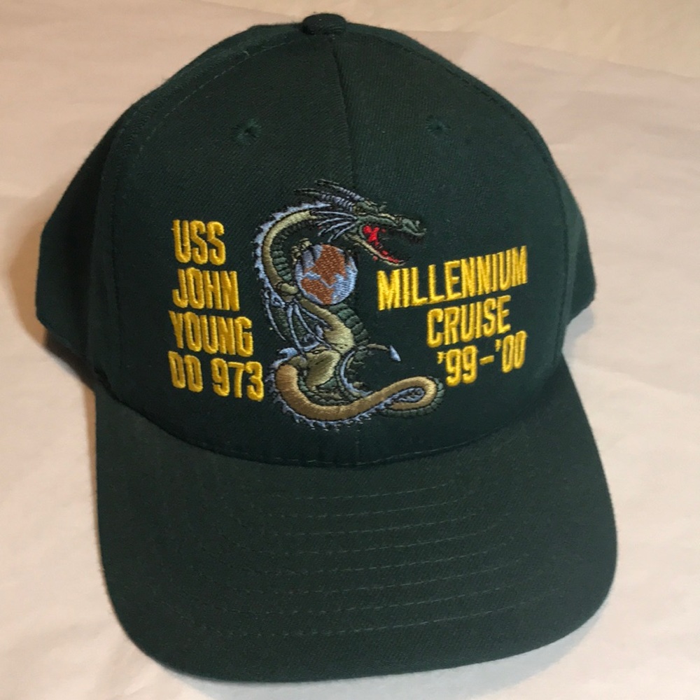 Vintage Uss John Young Millennium Cruise Cap - Gem